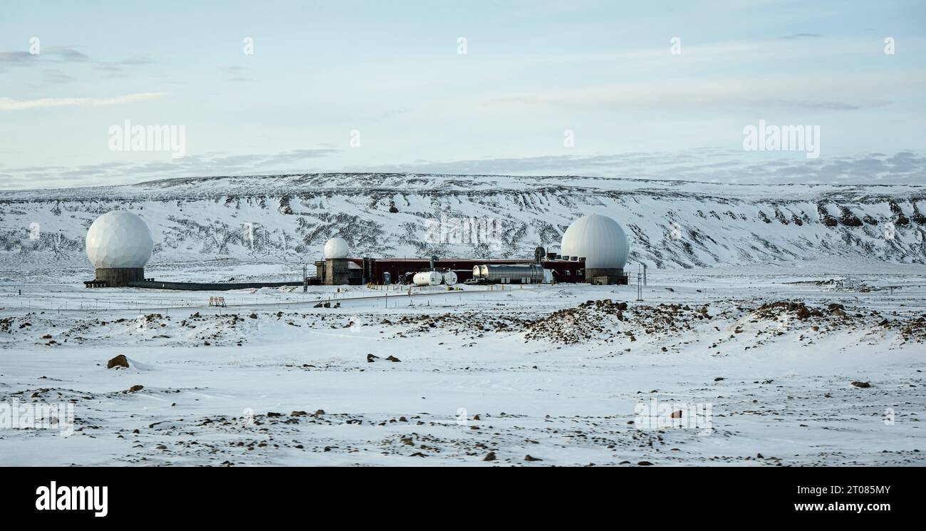 Pituffik Space base (ex Thule Air base) nel nord della Groenlandia ...