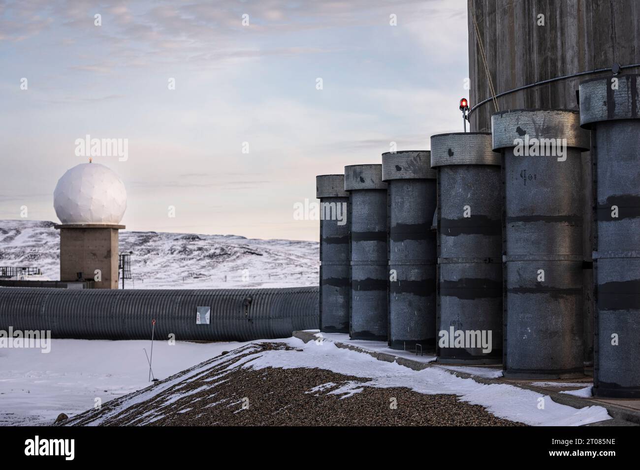 Pituffik Space base (ex Thule Air base) nel nord della Groenlandia ...