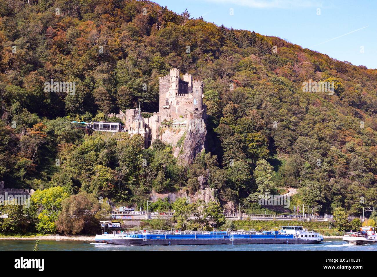 Schloss burg rheinstein immagini e fotografie stock ad alta risoluzione ...