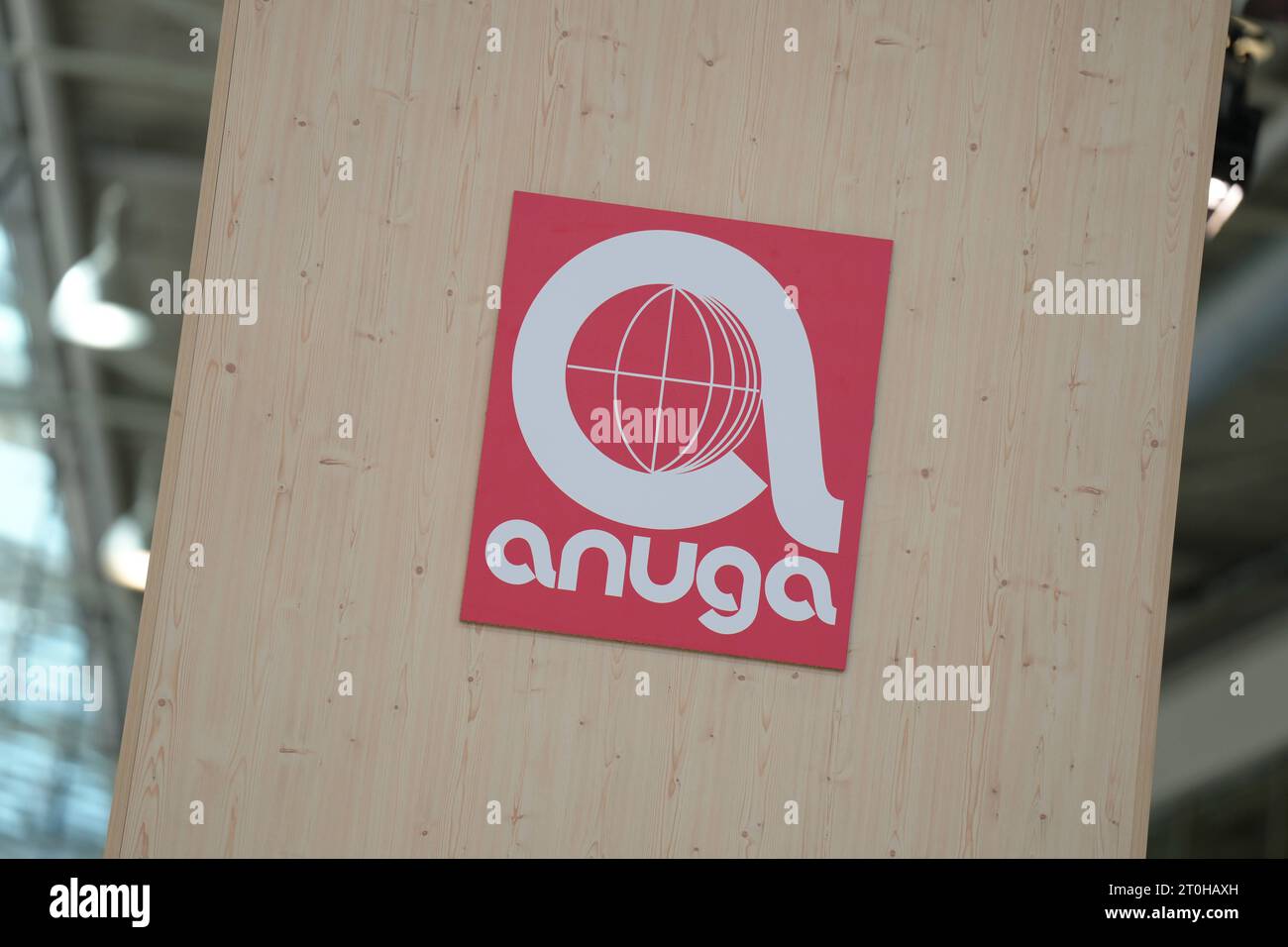 Eroeffnung Lebensmittel- und Ernaehrungsmesse ANUGA 2023 Symbolbild und Logo der ...