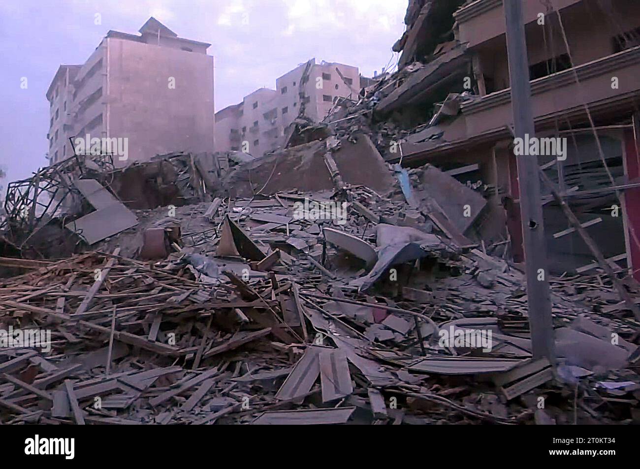 Gaza, Palestina. 7 ottobre 2023. GAZA, PALESTINA, 07.10.2023: CONFLITTO ...