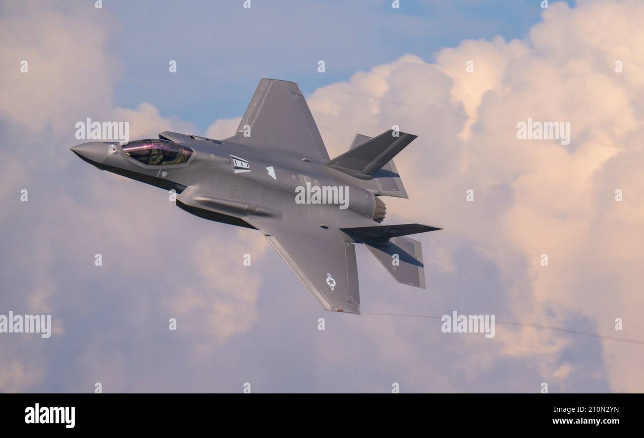 USAF F-35A Lightning II della RAF Lakenheath 48th Fighter Wing presso ...