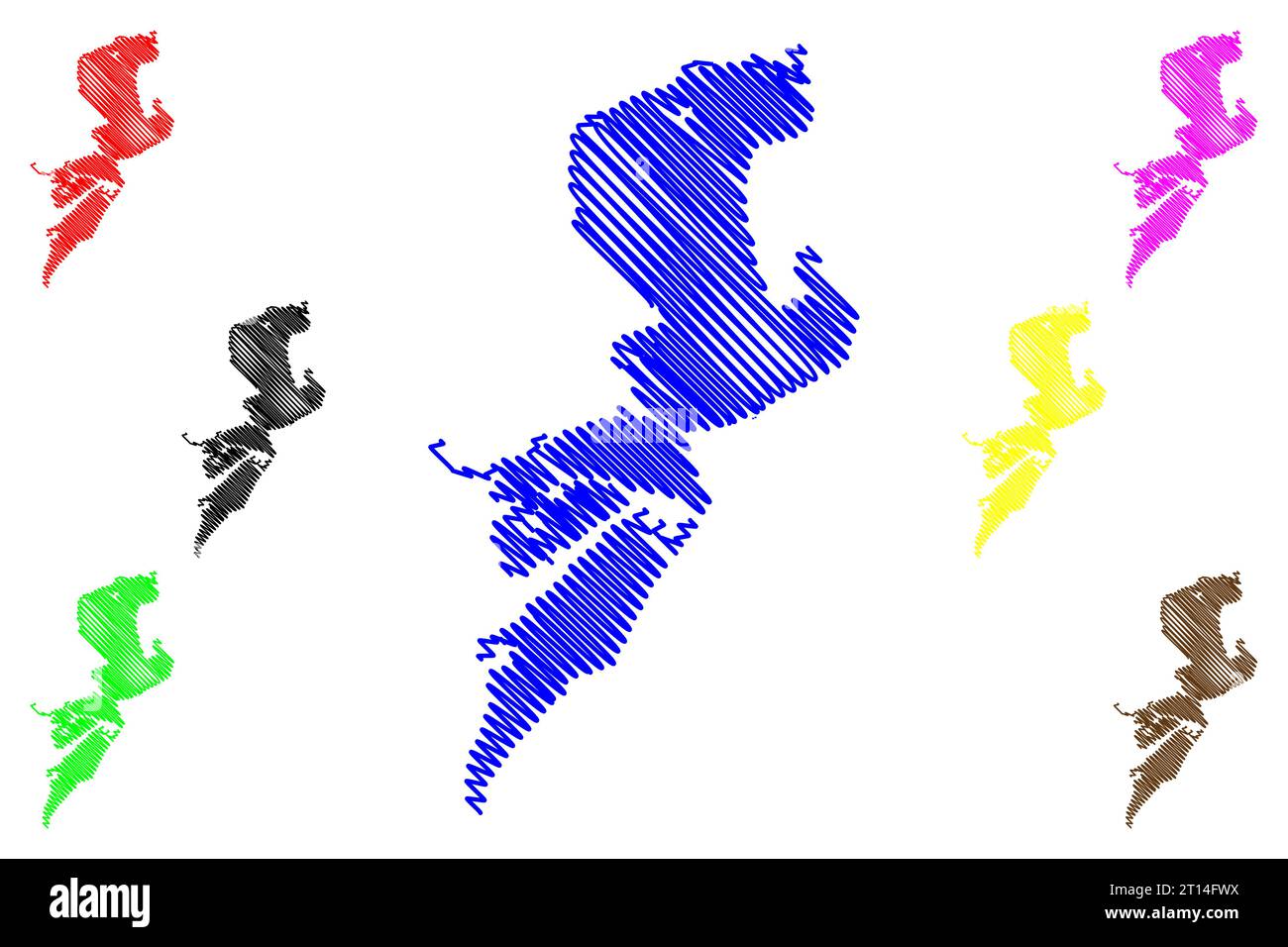 Lago di razim Immagini Vettoriali Stock - Alamy