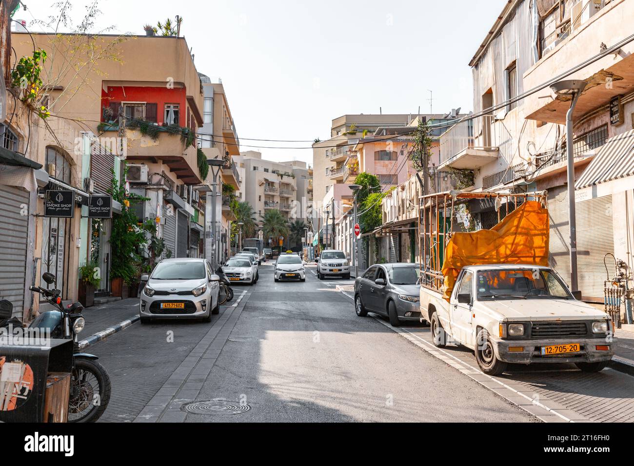 Jaffa, Israele - 10 ottobre 2023: Vista dalle strade storiche di Jaffa ...