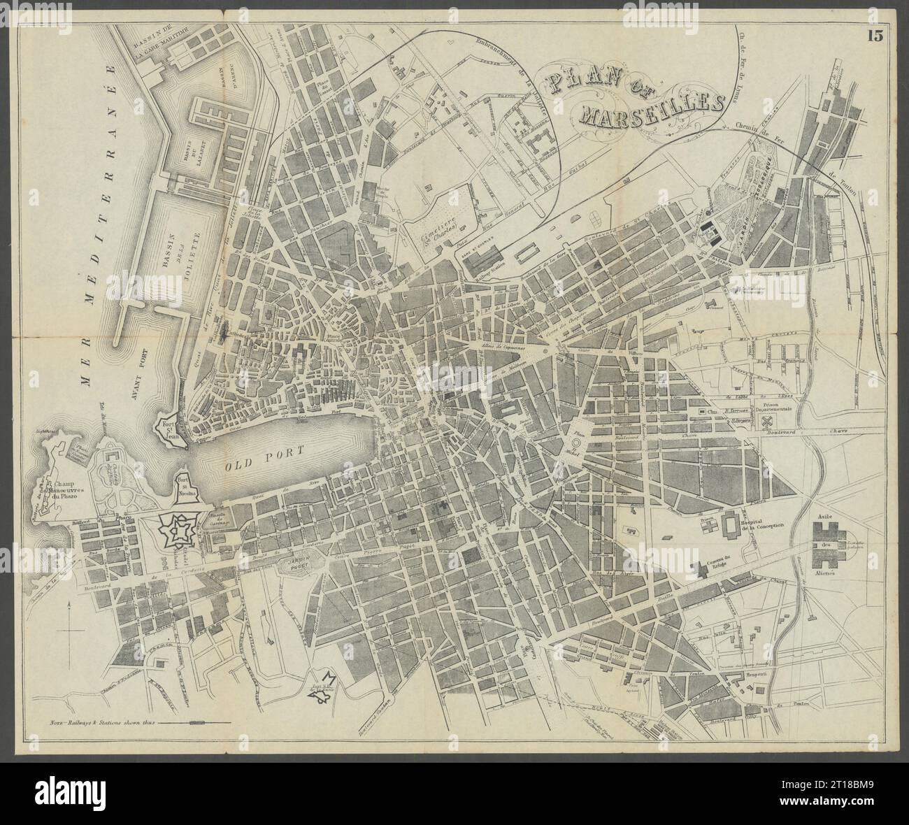 Mappa di marsiglia immagini e fotografie stock ad alta risoluzione - Alamy