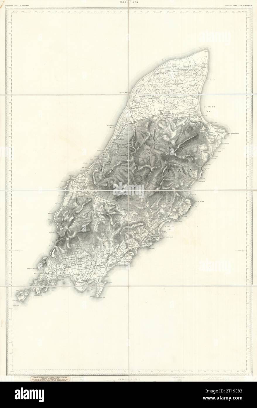 Map of the isle of man immagini e fotografie stock ad alta risoluzione ...