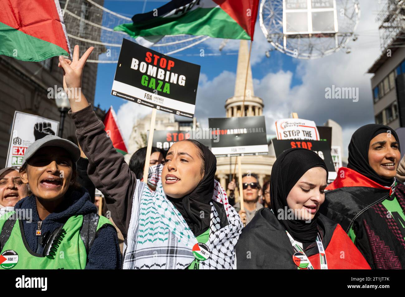 Polizia della bandiera palestinese di londra immagini e fotografie ...