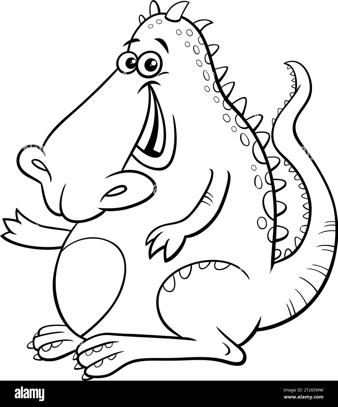 Disegno drago da colorare immagini e fotografie stock ad alta ...