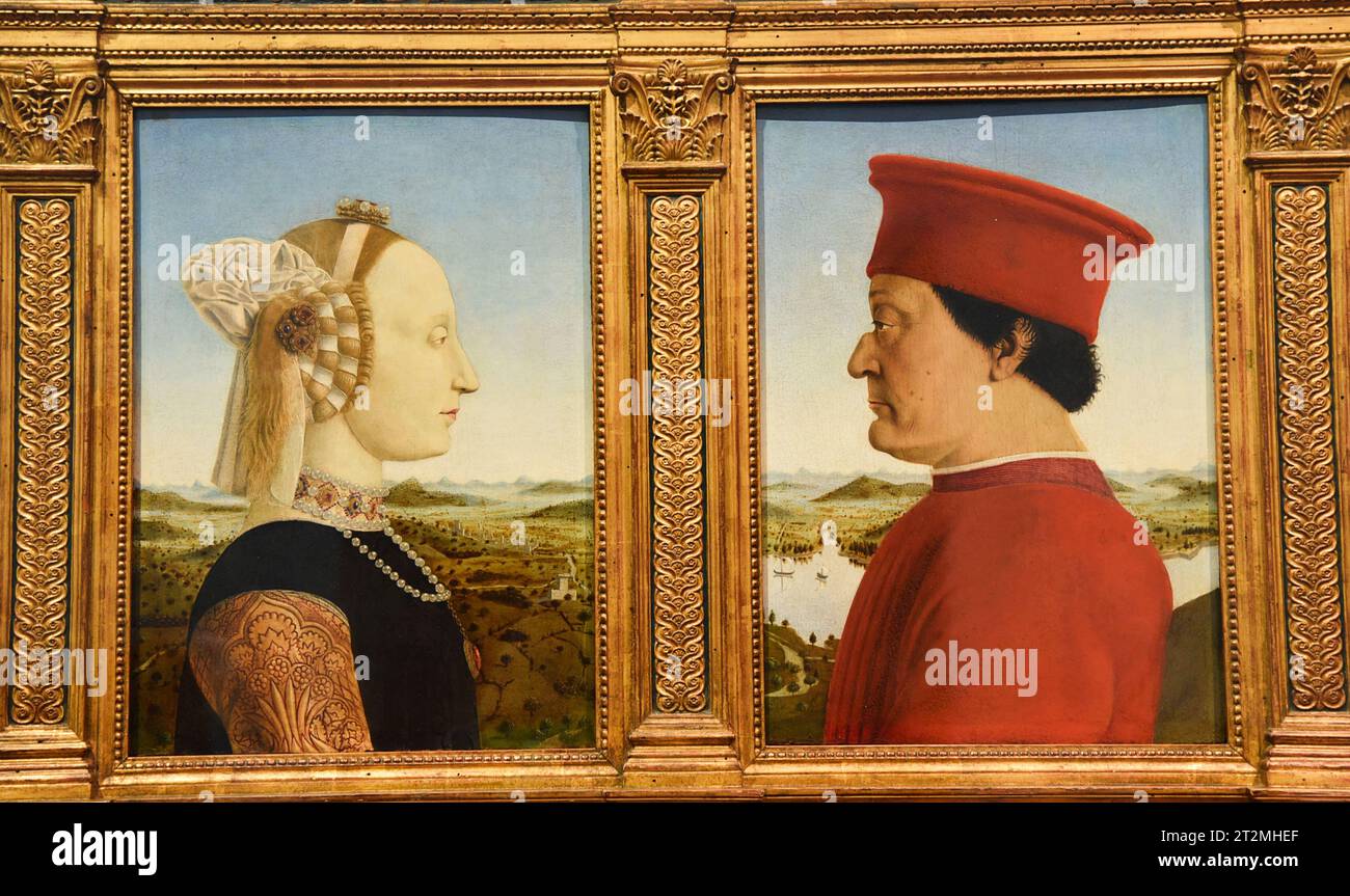 Firenze, Italia. 18 settembre 2023. I duchi di Urbino Federico da ...