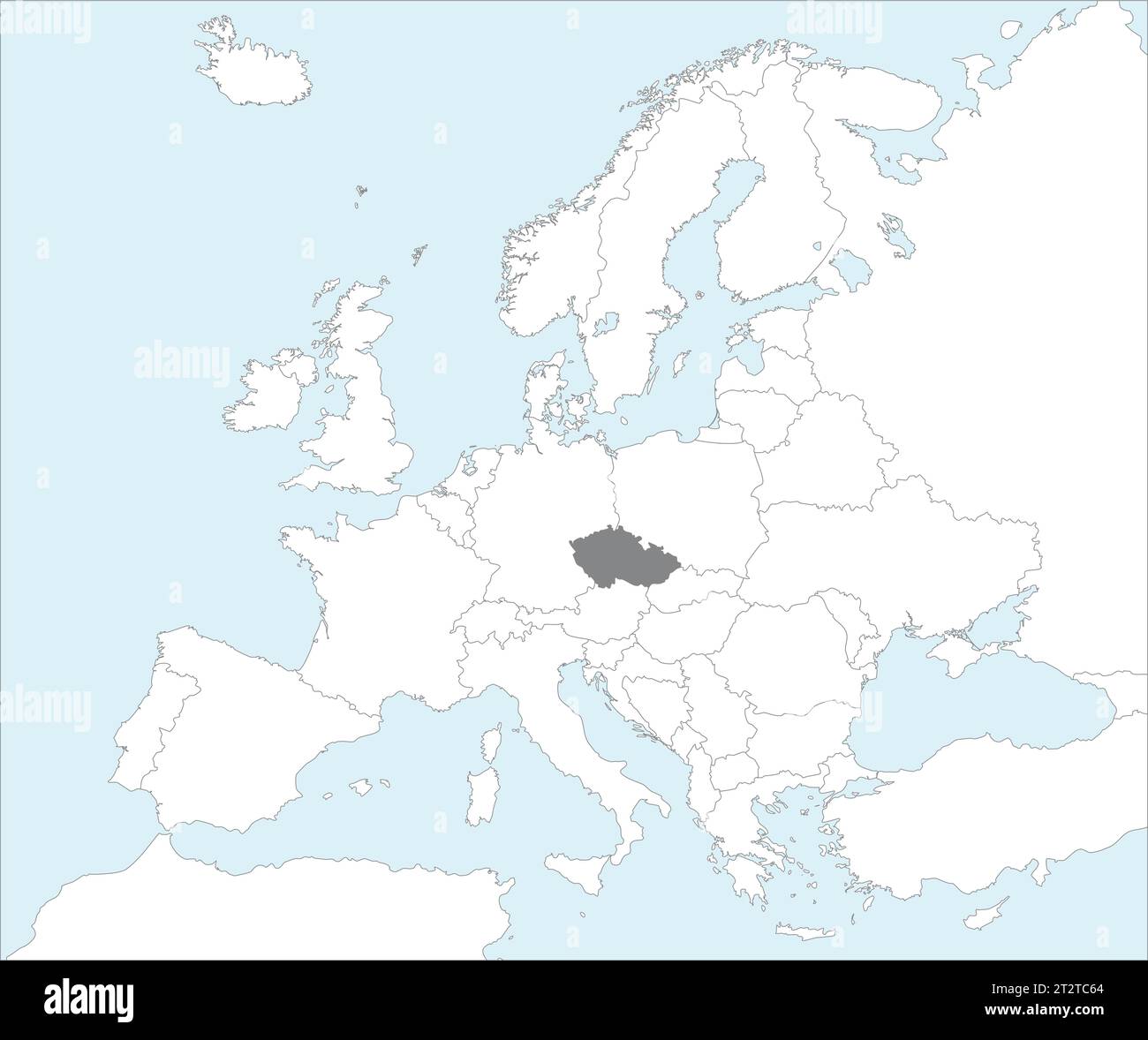 Repubblica ceca cartina fisica immagini e fotografie stock ad alta ...