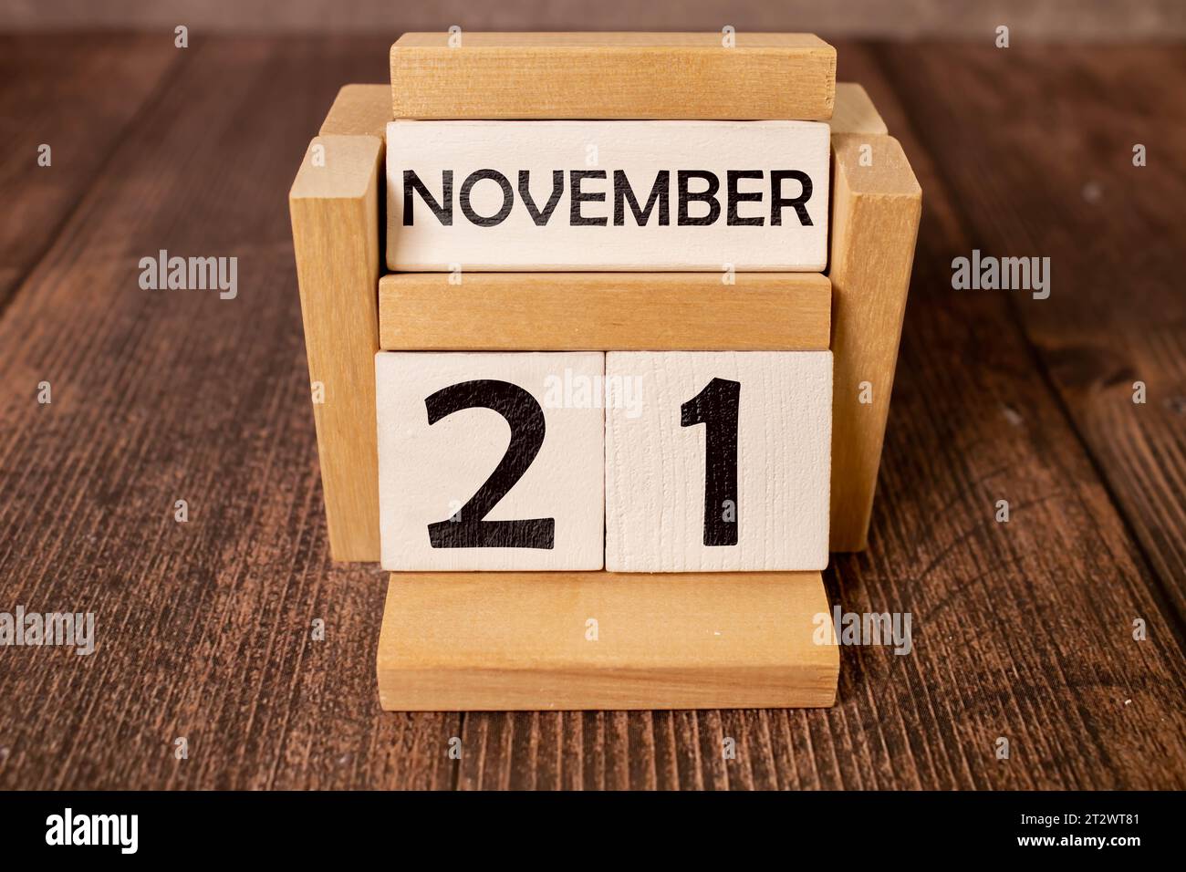 Calendario del mese di novembre 21: Nome del mese in inglese, numero 21 ...