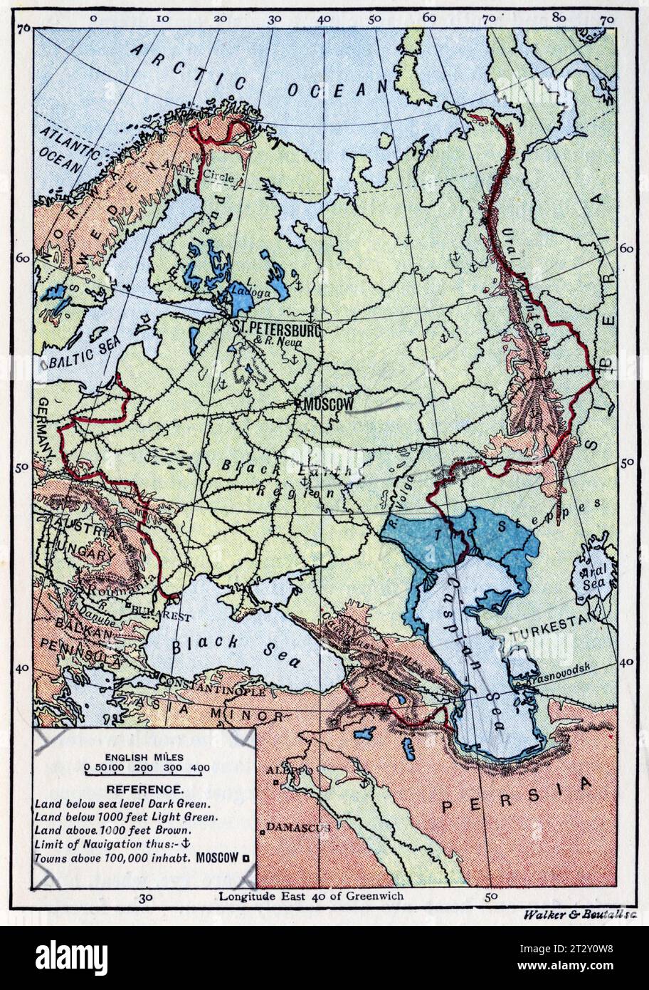 Mappa politica russia immagini e fotografie stock ad alta risoluzione ...