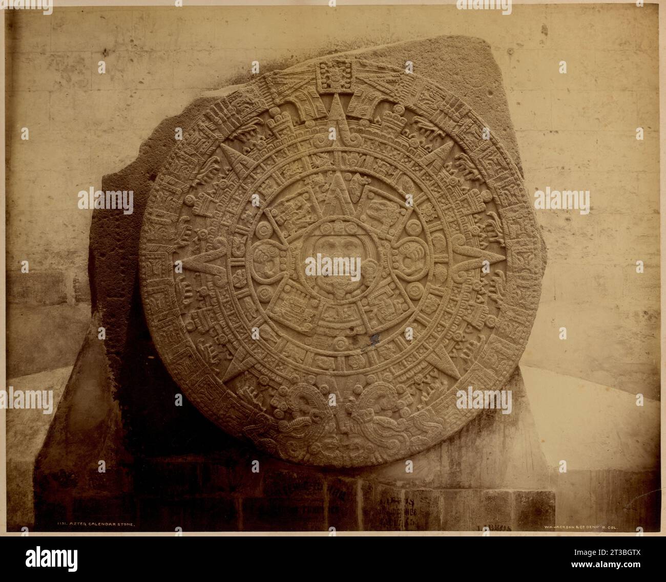 La pietra del calendario azteco immagini e fotografie stock ad alta ...