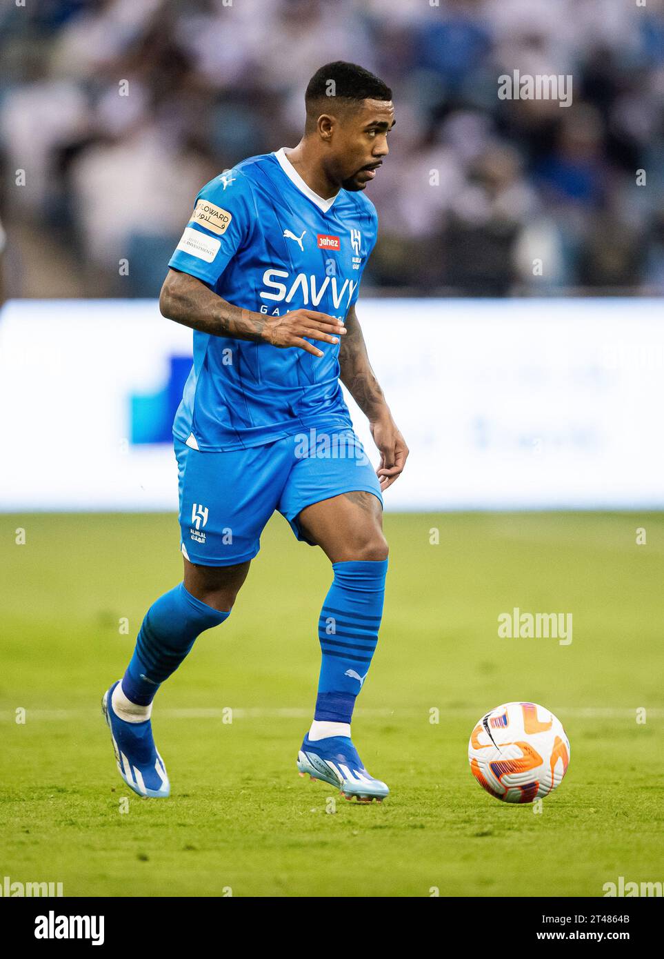 Malcom durante il giorno 11 della SAFF Roshn Saudi Pro League 2023-24 ...