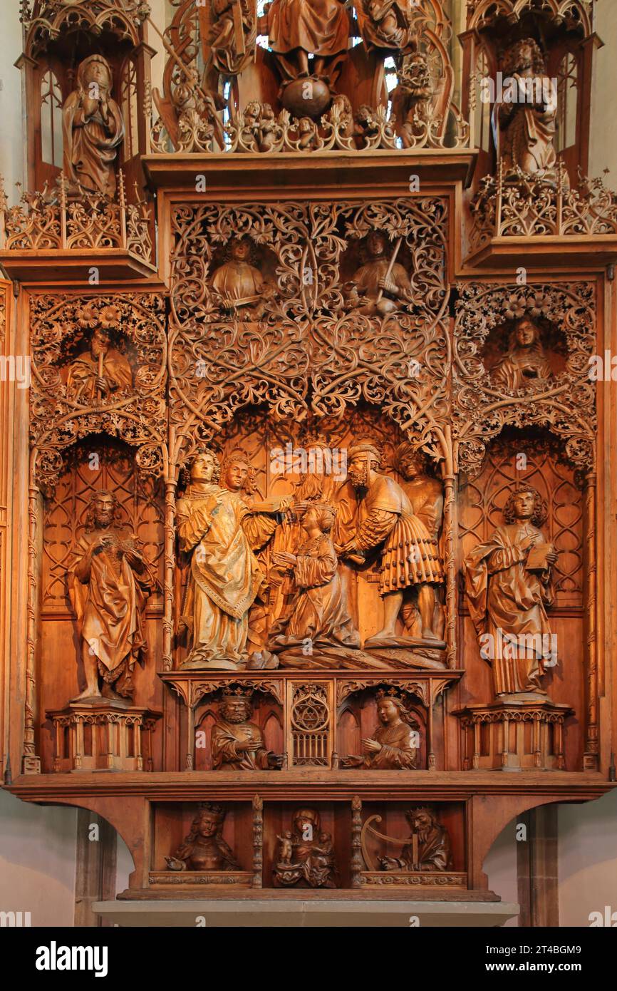 Scultura in legno tardo gotica immagini e fotografie stock ad alta ...
