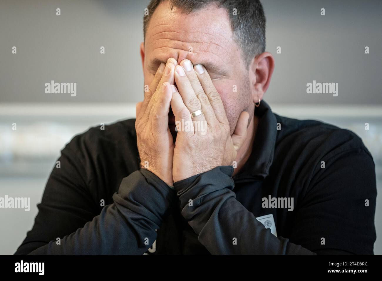 Copenhagen, Danimarca. 30 ottobre 2023. Yoav Angel, parente degli ...