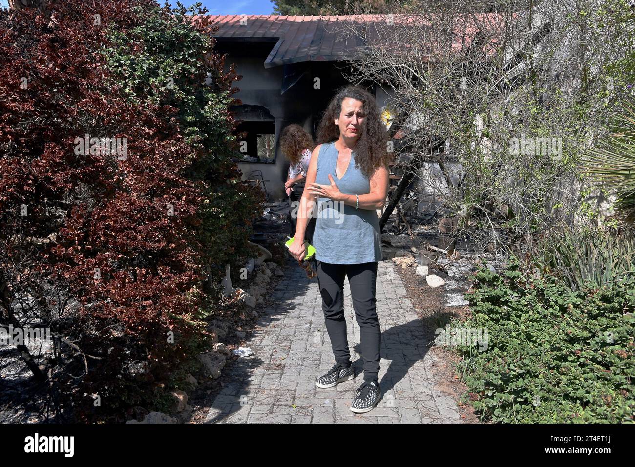 NIR Oz Kibbutz, Israele. 30 ottobre 2023. La sopravvissuta Hadas ...