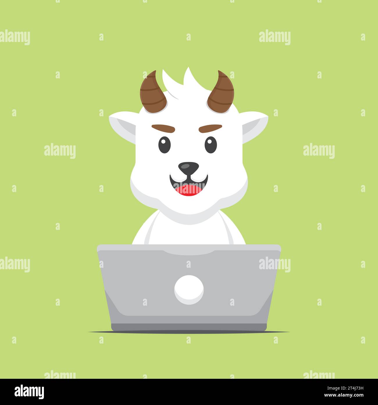 Capra funzionante Immagini Vettoriali Stock - Alamy