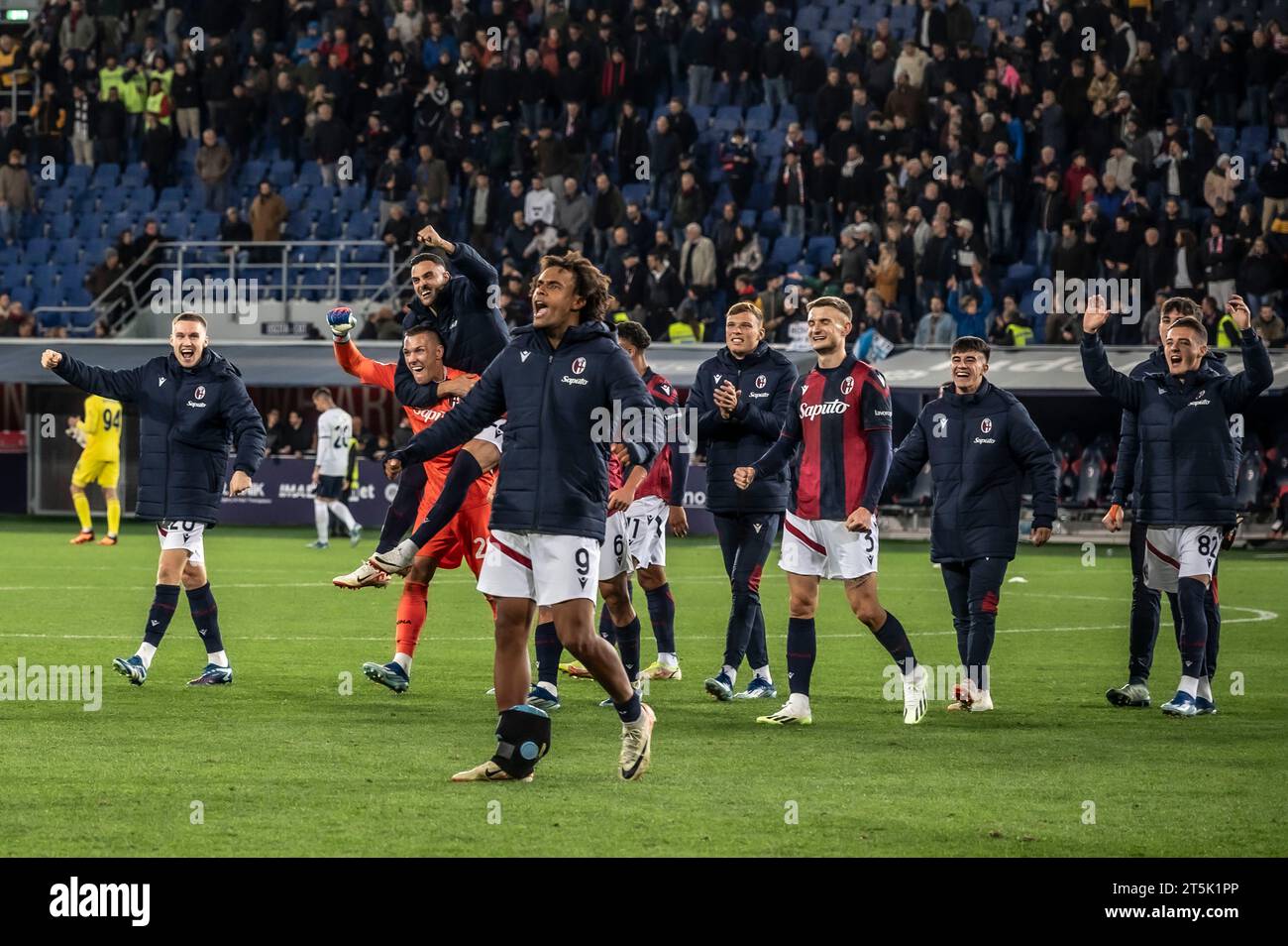Gruppo Final Joy (Bologna) durante la partita di serie A tra Bologna 1 ...