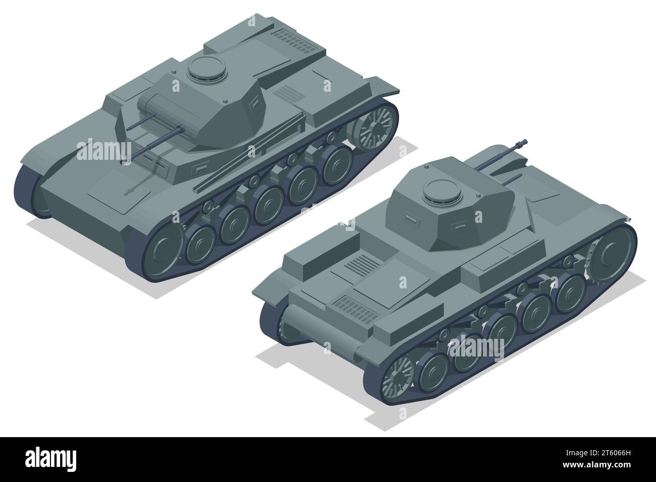 Panzerkampfwagen ii ausf f Immagini Vettoriali Stock - Alamy