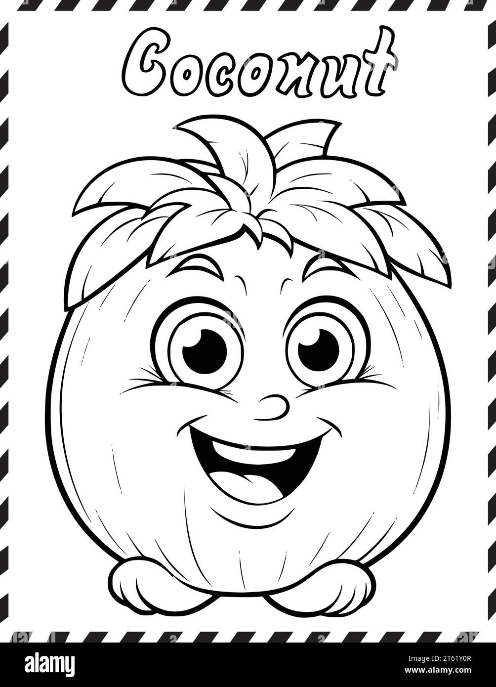 Cetriolo da colorare pagina disegno per bambini immagini e fotografie ...