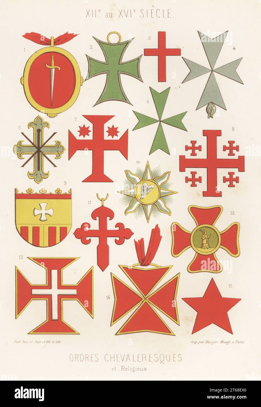 Ordres chevaleresques et religieux immagini e fotografie stock ad alta ...