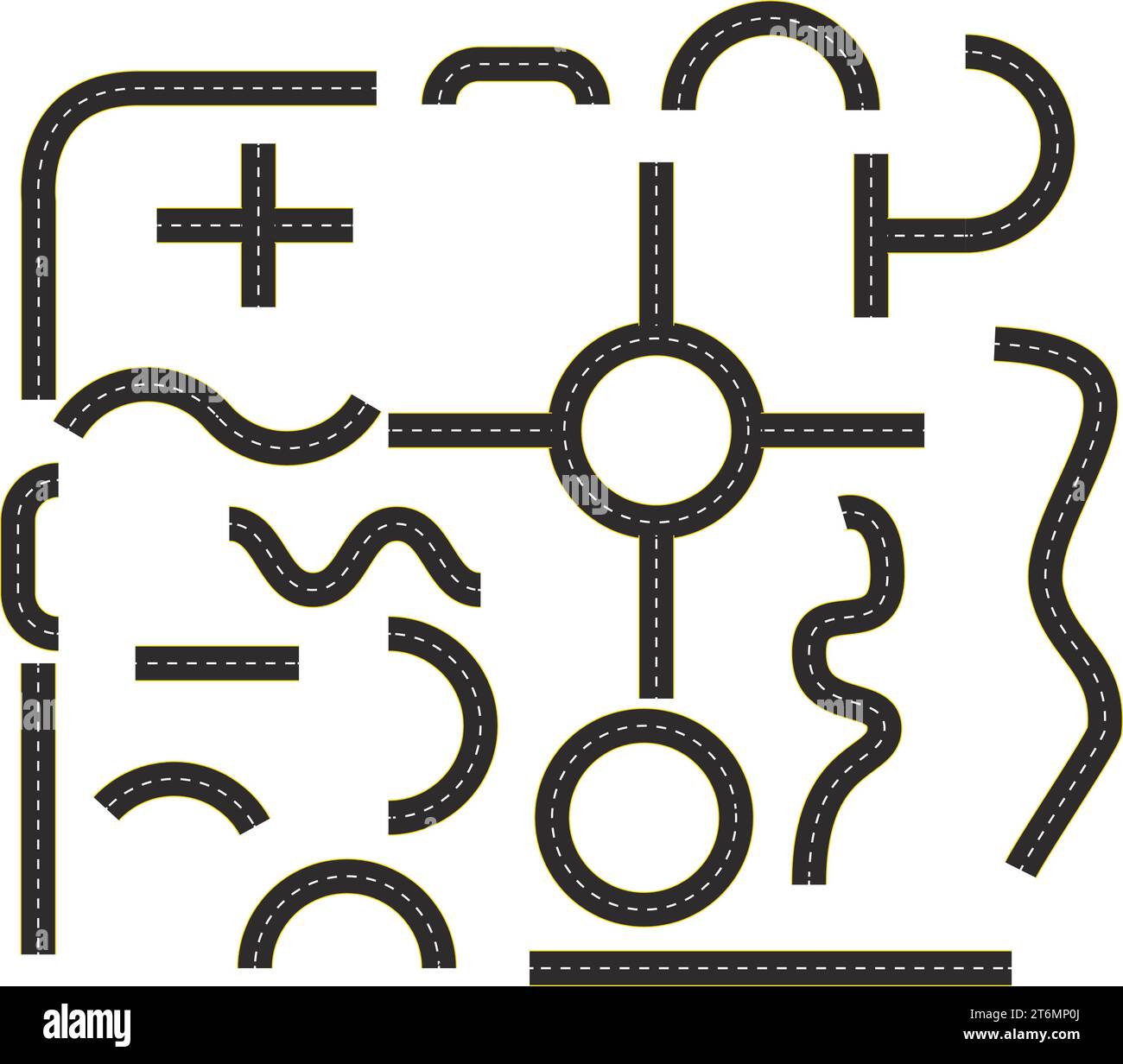 Segnaletica di corsia autostradale Immagini Vettoriali Stock - Alamy