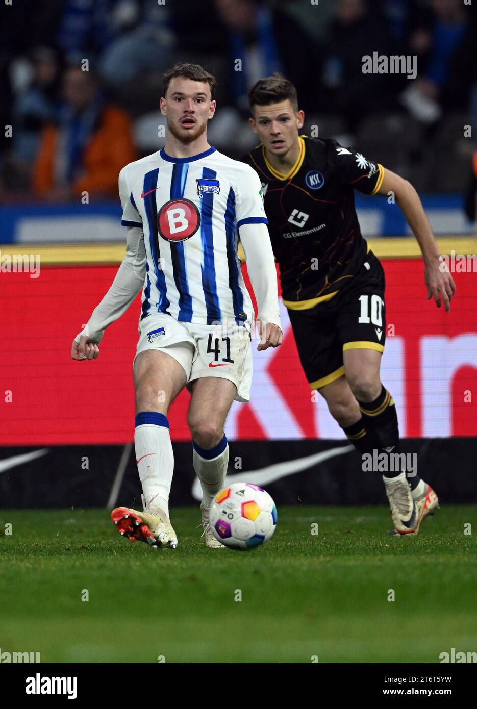 11 novembre 2023, Berlino: Calcio: Bundesliga 2, Hertha BSC ...