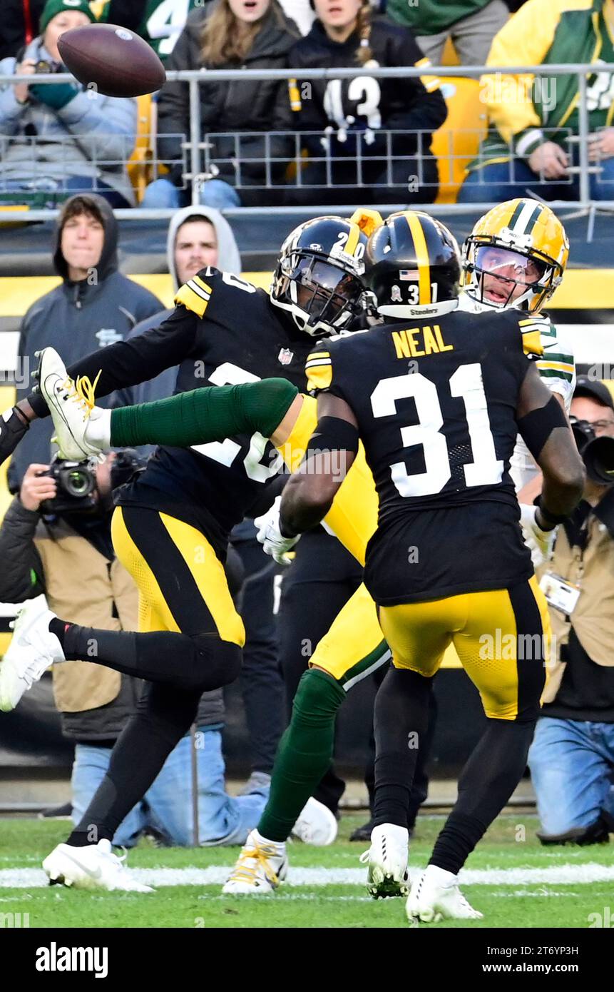 Pittsburgh, Stati Uniti. 12 novembre 2023. La safety dei Pittsburgh ...