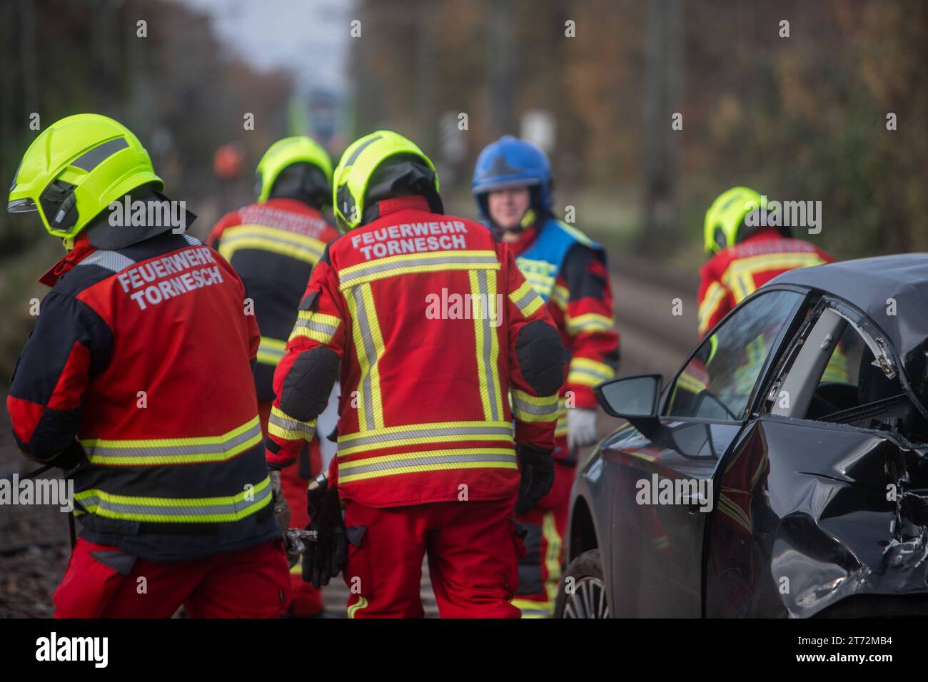 In Tornesch ereignete sich am Montagmittag ein schwerer Unfall an einem Bahnübergang, bei dem ...