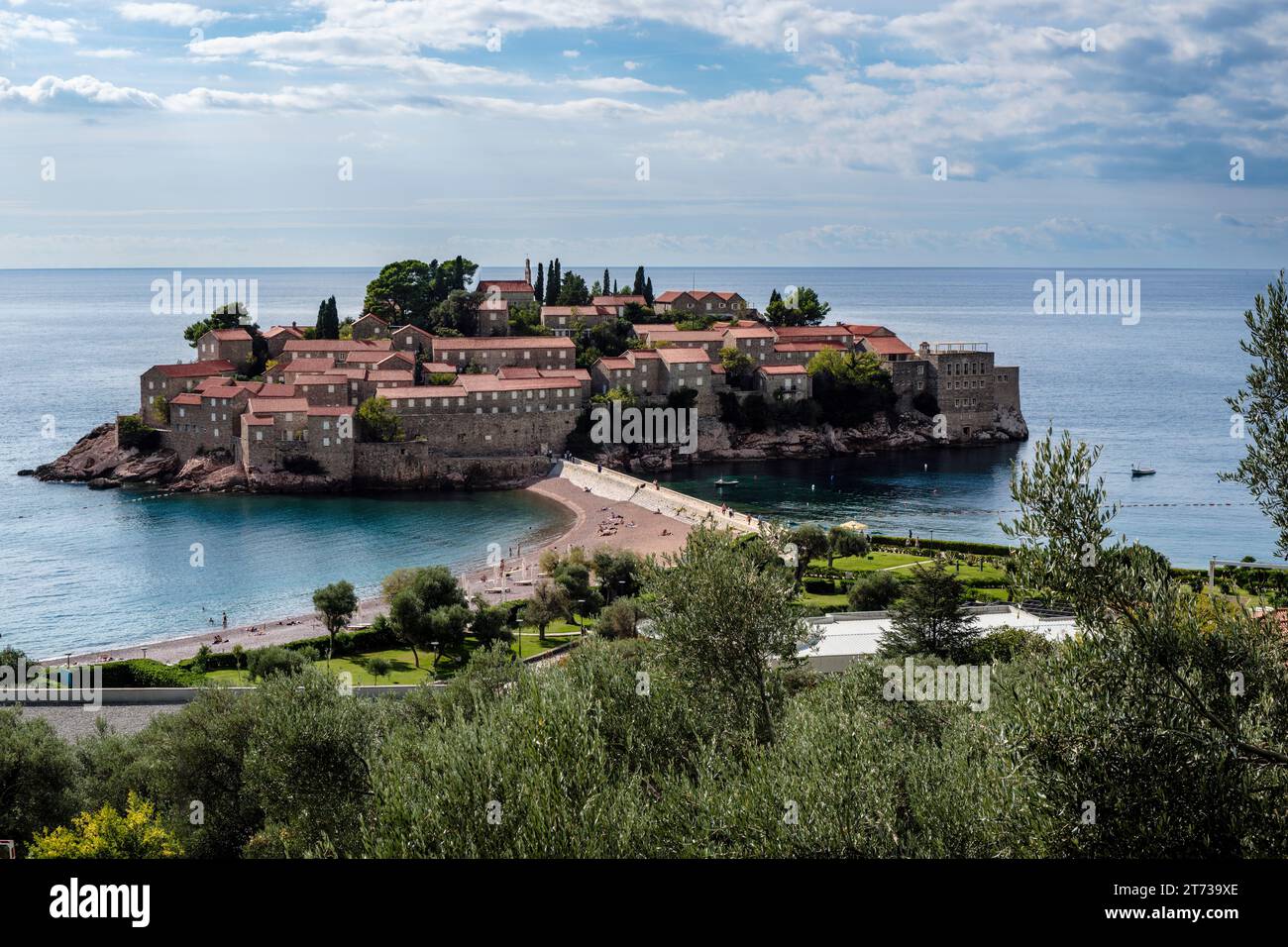 Costa della riviera del montenegrino immagini e fotografie stock ad ...