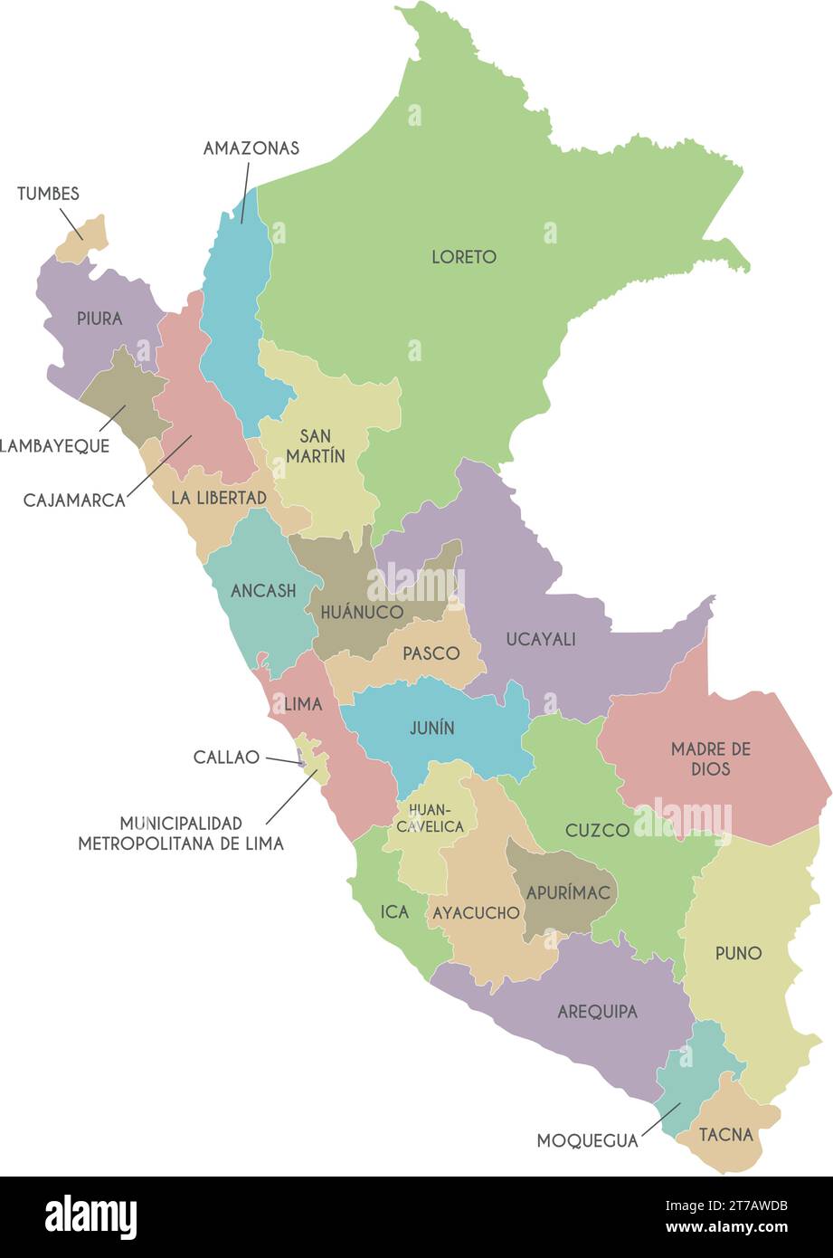 Map of lima peru immagini e fotografie stock ad alta risoluzione - Alamy