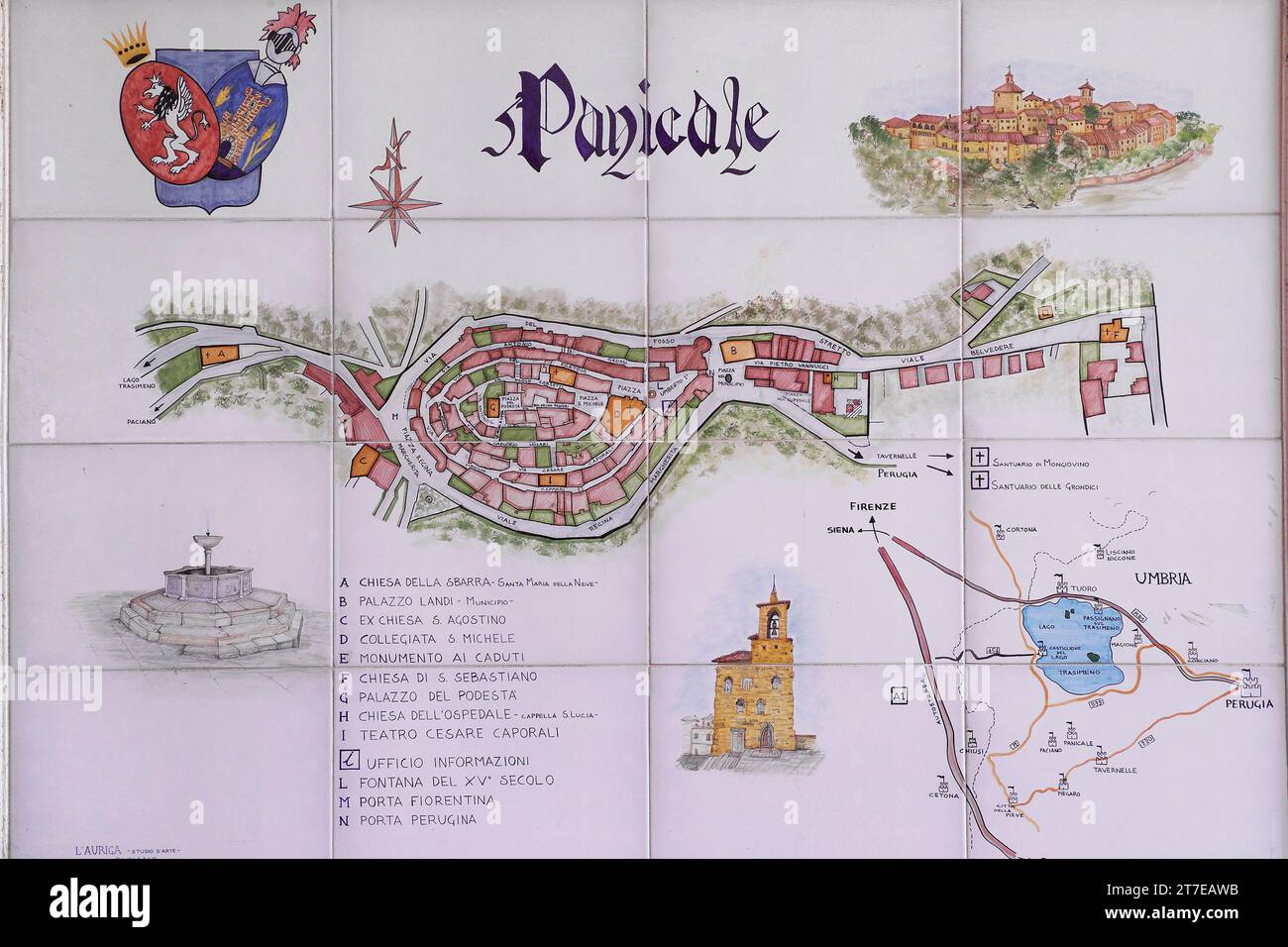 Mappa provincia di perugia immagini e fotografie stock ad alta ...