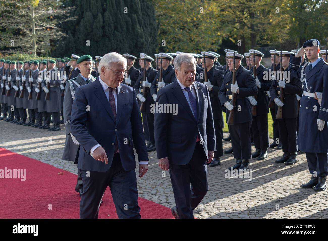 Präsident der Republik Finnland Sauli Niinistö und Bundespräsident ...