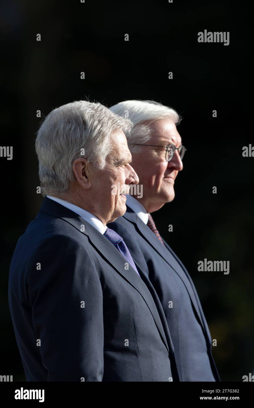 Präsident der Republik Finnland Sauli Niinistö und Bundespräsident ...