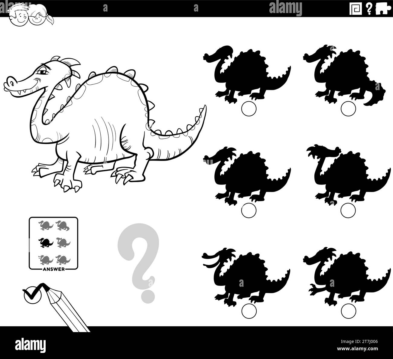 Disegno drago da colorare immagini e fotografie stock ad alta ...