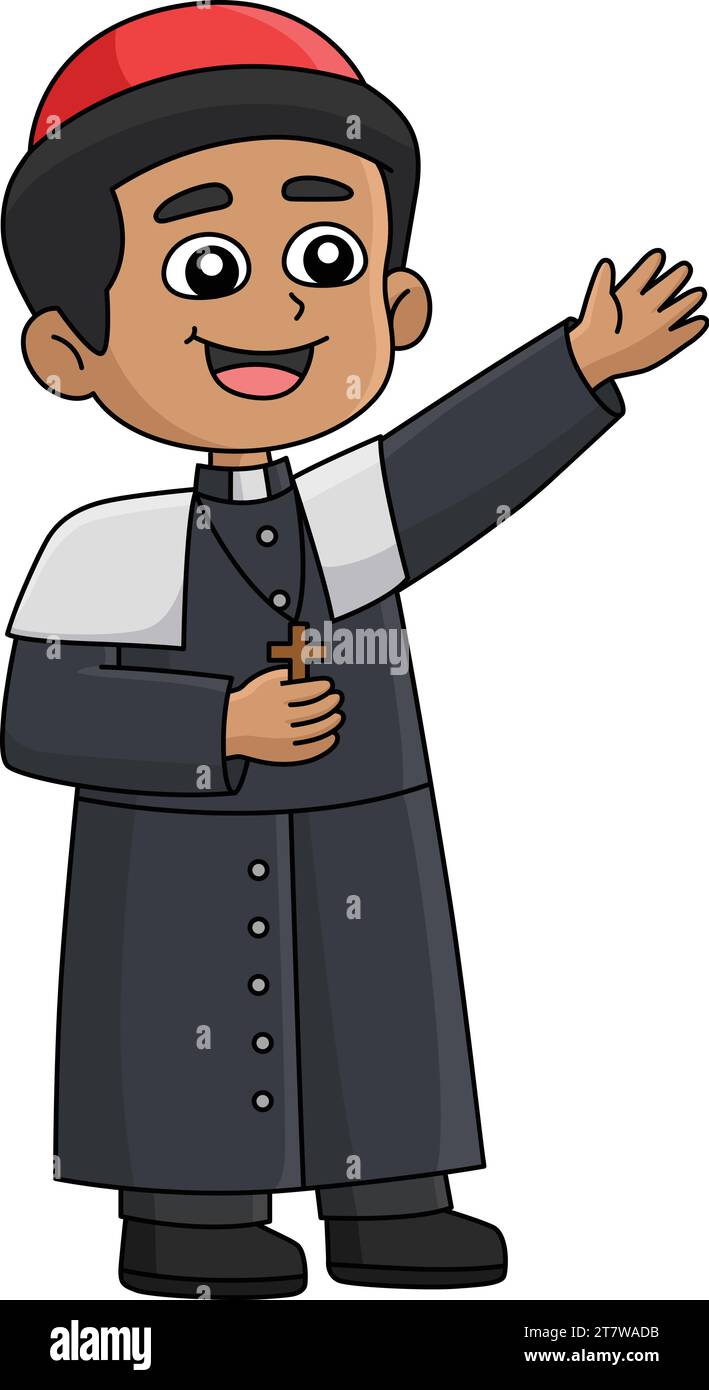 Cartoon priest Immagini senza sfondo e Foto Stock ritagliate - Alamy