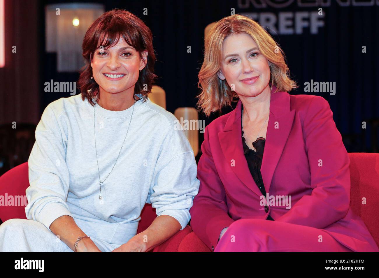 Marlene Lufen und Sabine Kuegler bei der Aufzeichnung der WDR-Talkshow ...