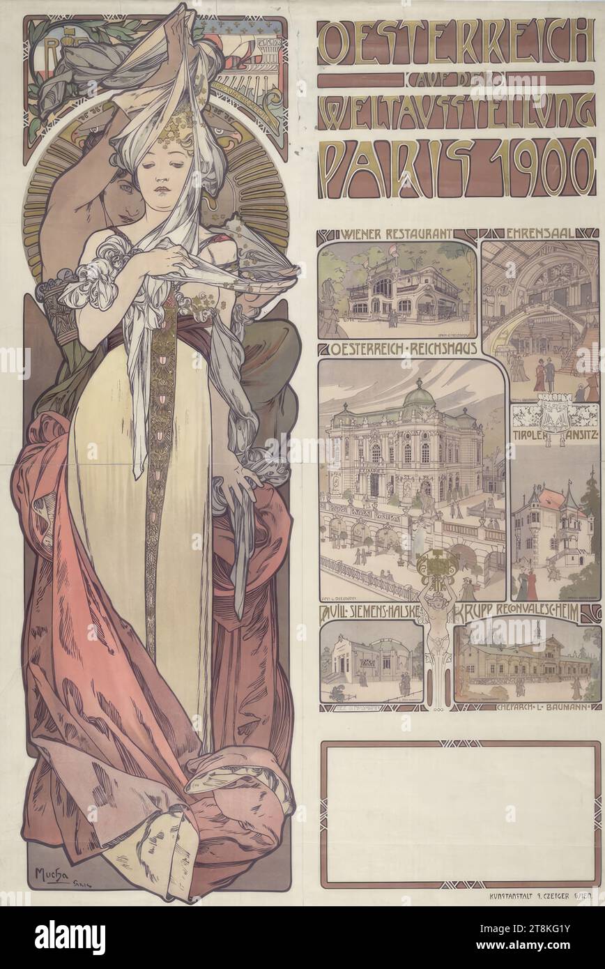 Alfons mucha esposizione di parigi immagini e fotografie stock ad alta ...