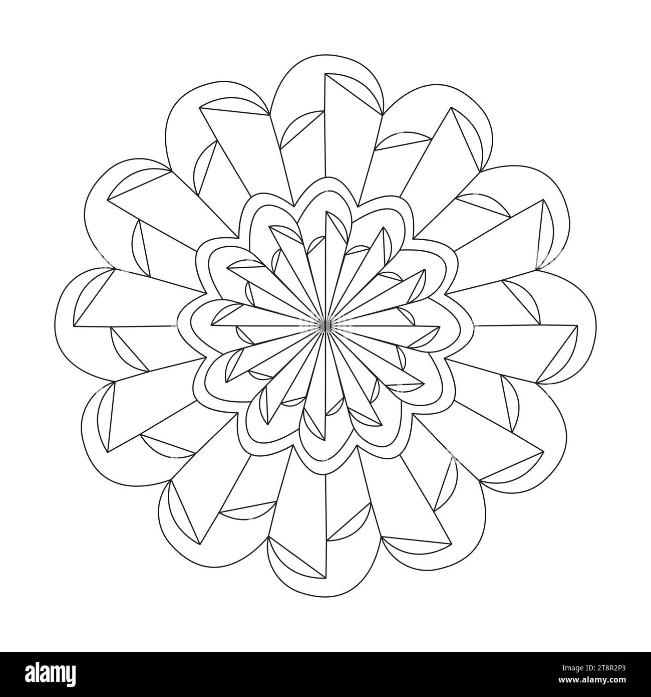 Pagina del libro da colorare Mandala Spiritual Spin per l'interno del ...