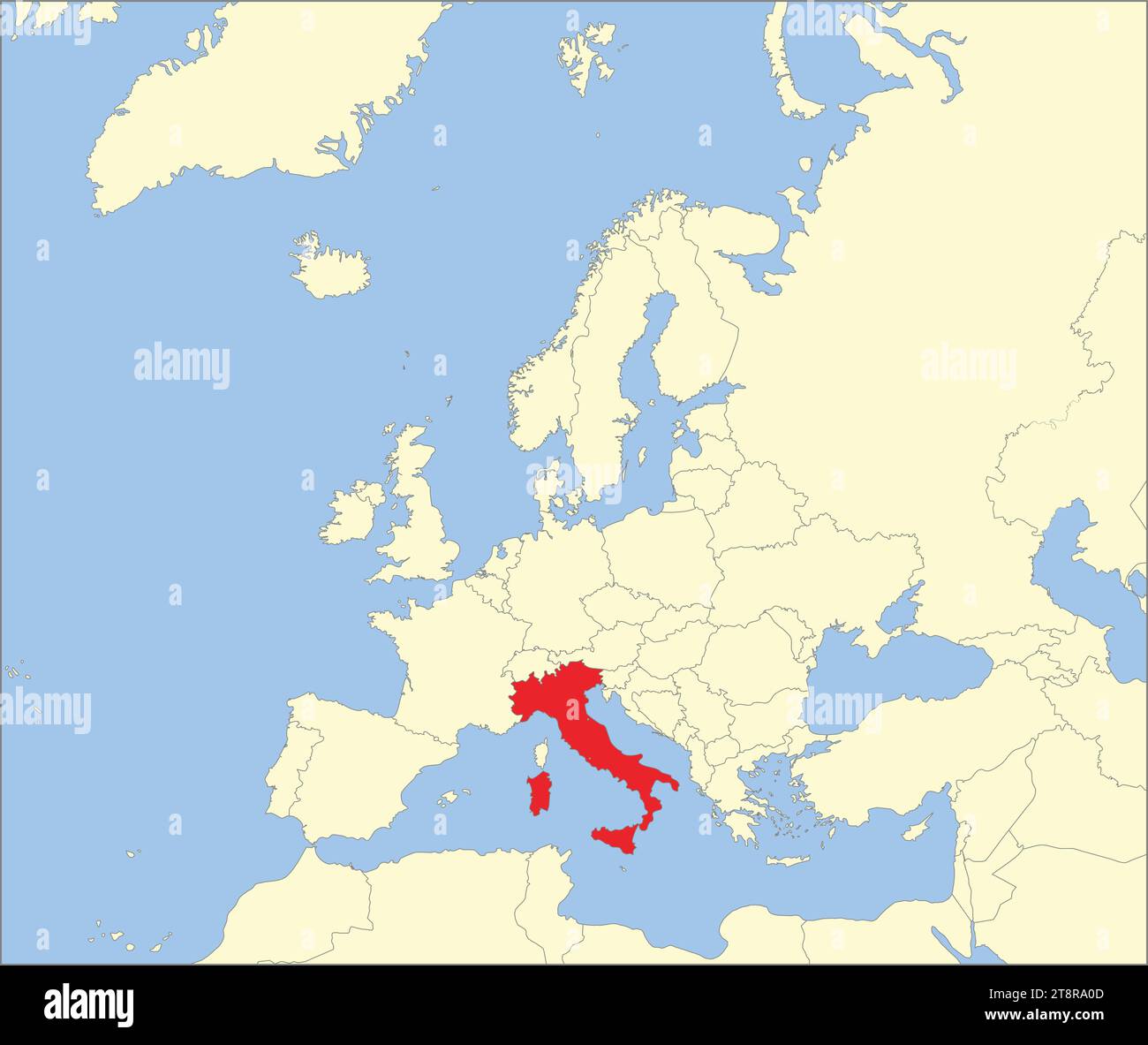 Mappa italiana dell'europa immagini e fotografie stock ad alta ...