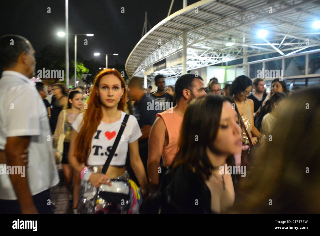 21 novembre 2023, Rio de Janeiro, Rio de Janeiro, Brasile: (INT) i fan ...