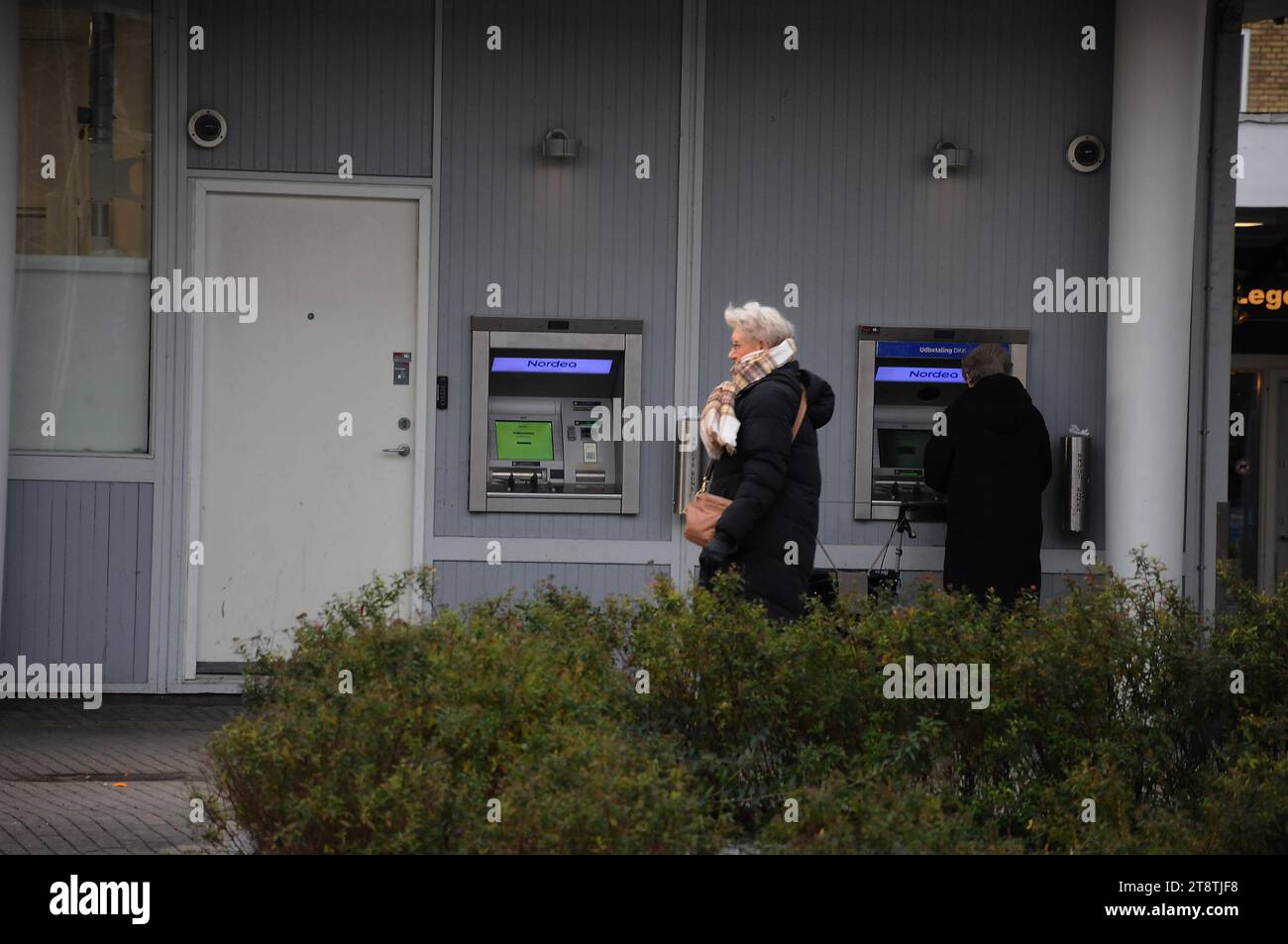 Copenhagen, Danimarca/08 novembre 2023/filiale della banca Nordea nella ...