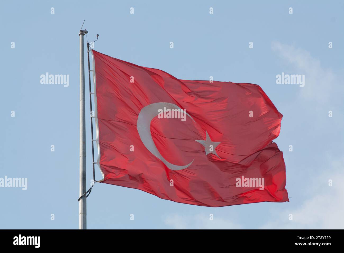 Bandiera volante turchia immagini e fotografie stock ad alta ...