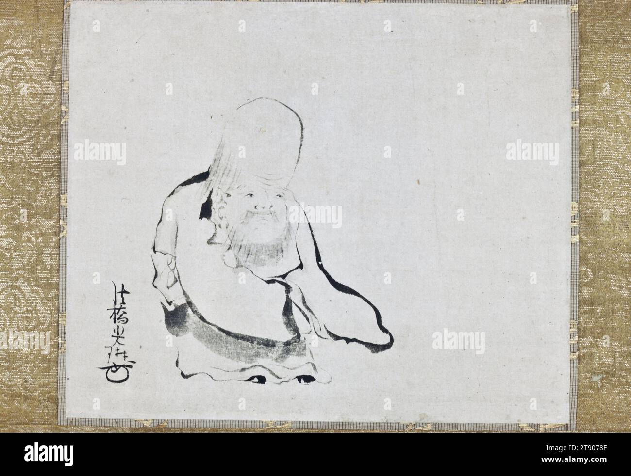 Fukurokuju, c. 1700, Ogata Kōrin, giapponese, 1658 - 1716, 3/8 x 1/8 ...