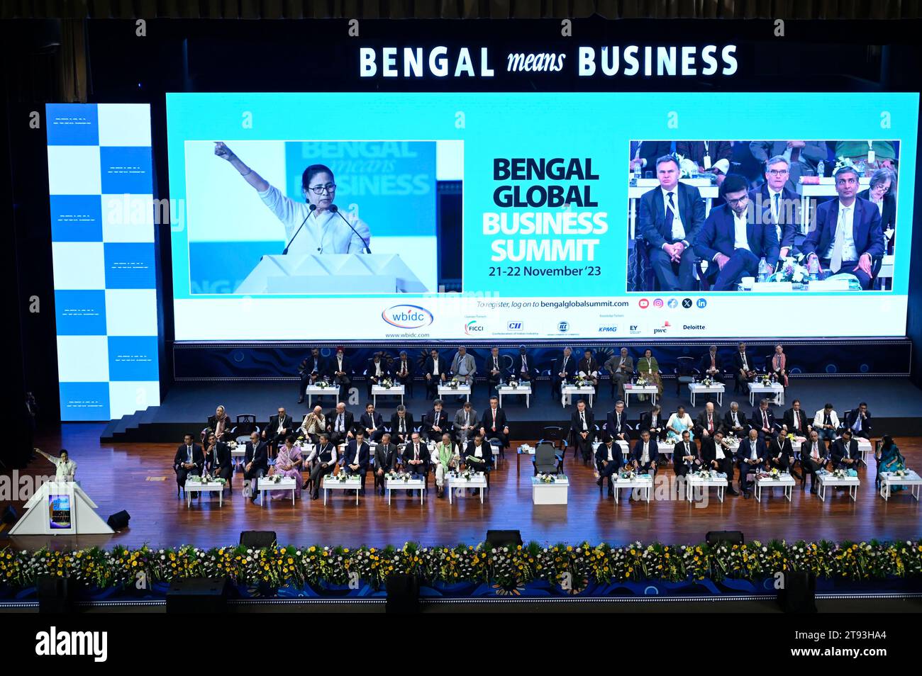 Kolkata, India. 21 novembre 2023. CALCUTTA, INDIA - 21 NOVEMBRE: Il ...