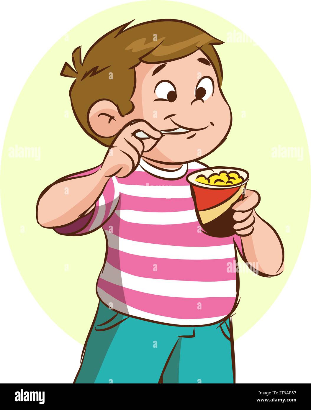 Fare uno spuntino Immagini Vettoriali Stock - Alamy