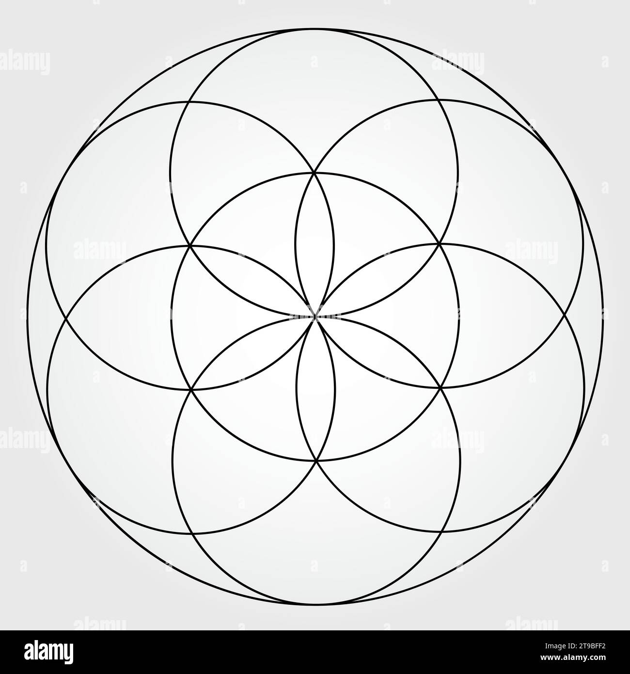 Cerchio geometria Immagini Vettoriali Stock - Alamy