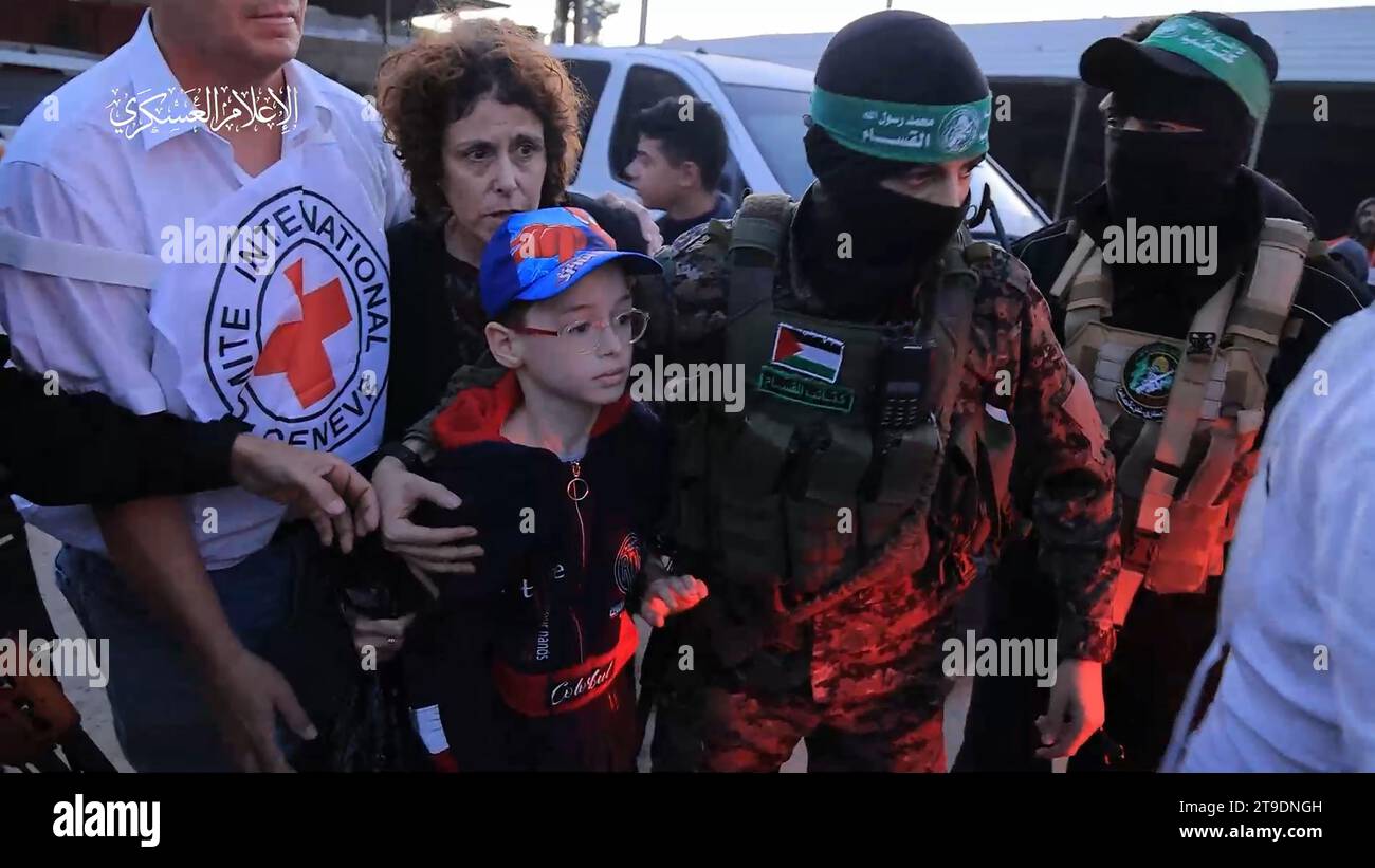 Khan Younis, territorio palestinese occupato. 24 novembre 2023. I ...