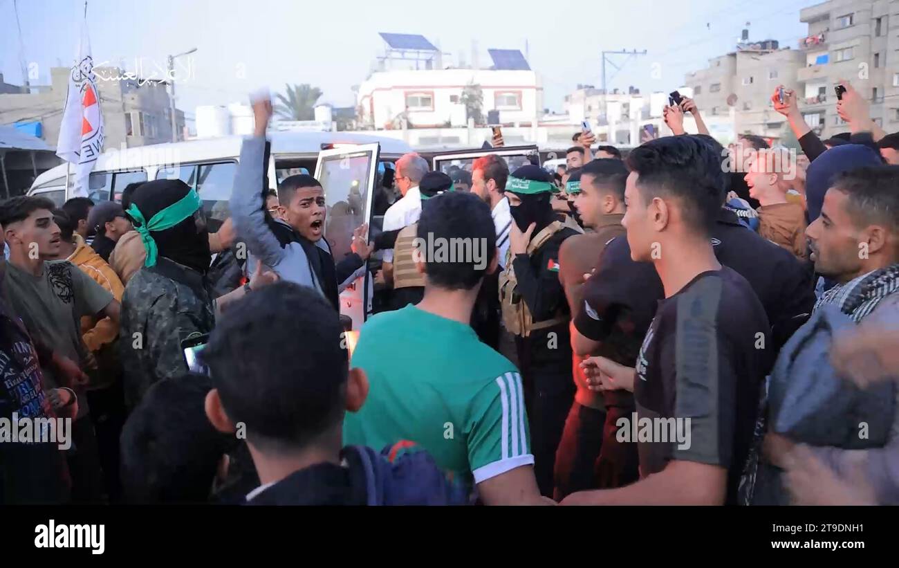 Khan Younis, territorio palestinese occupato. 24 novembre 2023. I ...